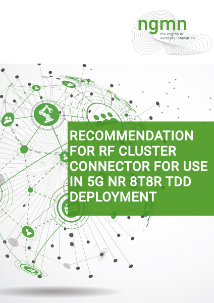 NGMN reaches 5G Milestone with Recommendation of Common Cluster ...